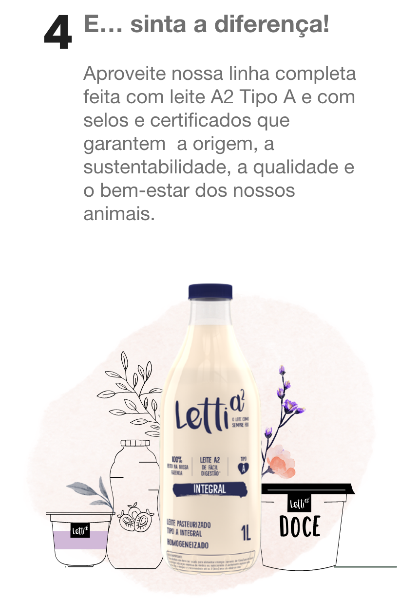 Somos diferentes – Letti A²: O leite como sempre foi