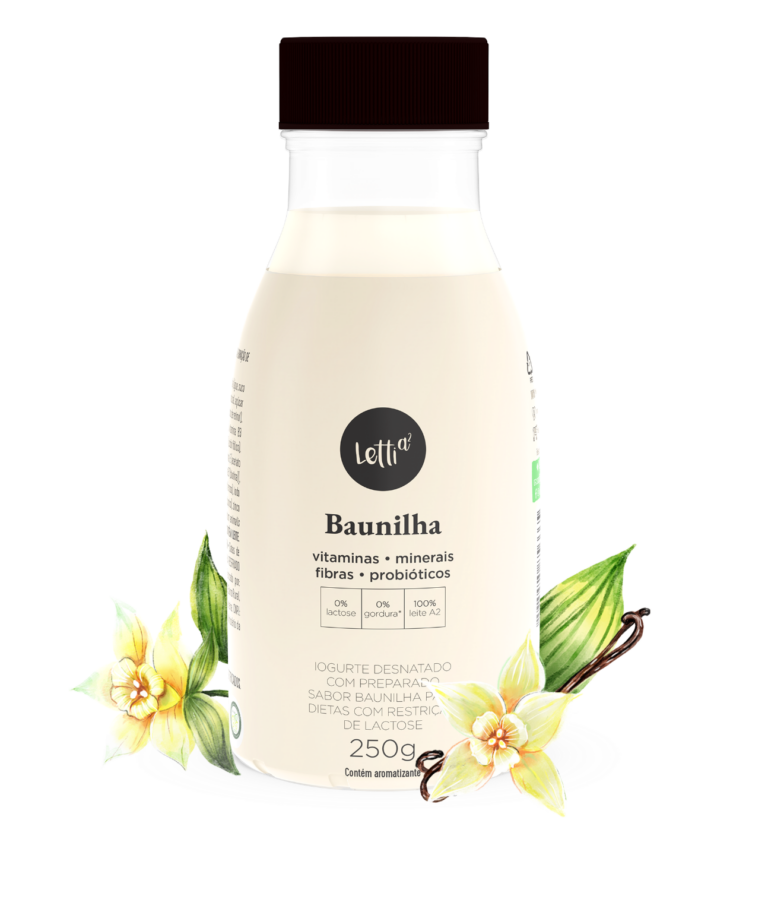 Produto | Iogurte | Baunilha – Letti A²: O leite como sempre foi